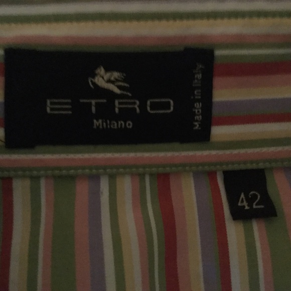 Etro | Tops | Etro Milano Made In Italy Europe Size 42 Us Size 6 | Poshmark